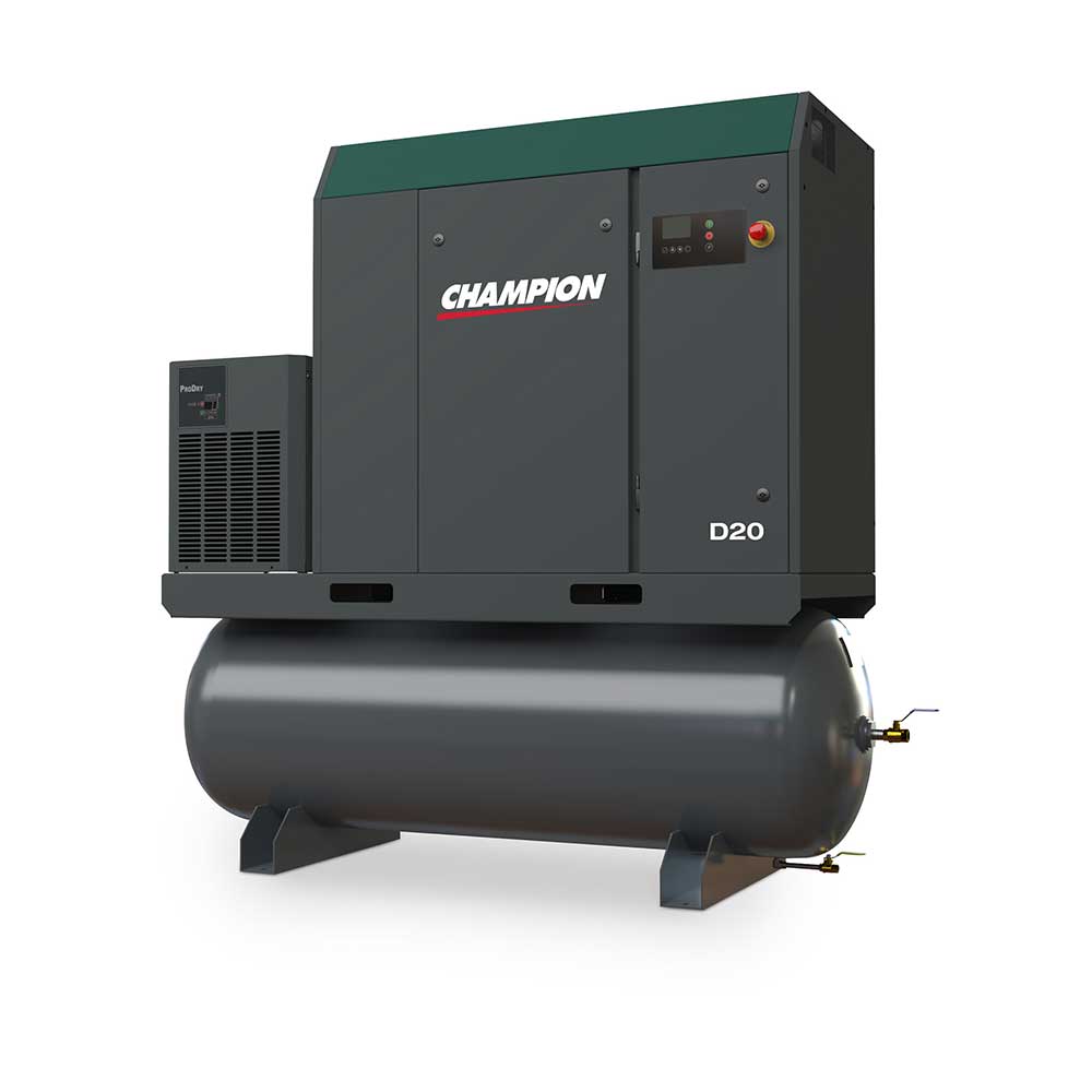 Champion D20 120 Gal: High-Performance Rotary Screw Compressors
