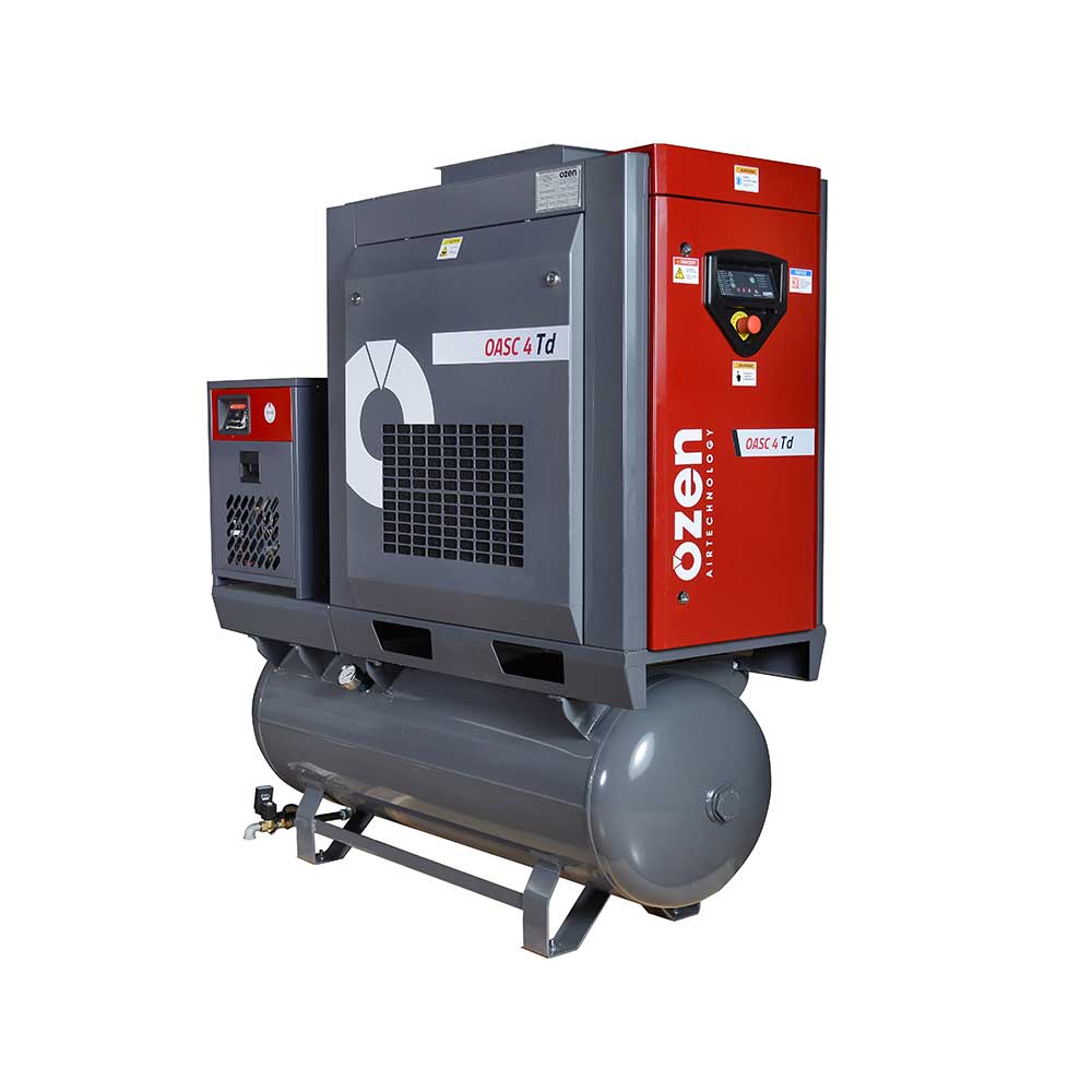 Superior Energy Efficiency with OZEN OASC 5 Td Screw Compressor Series