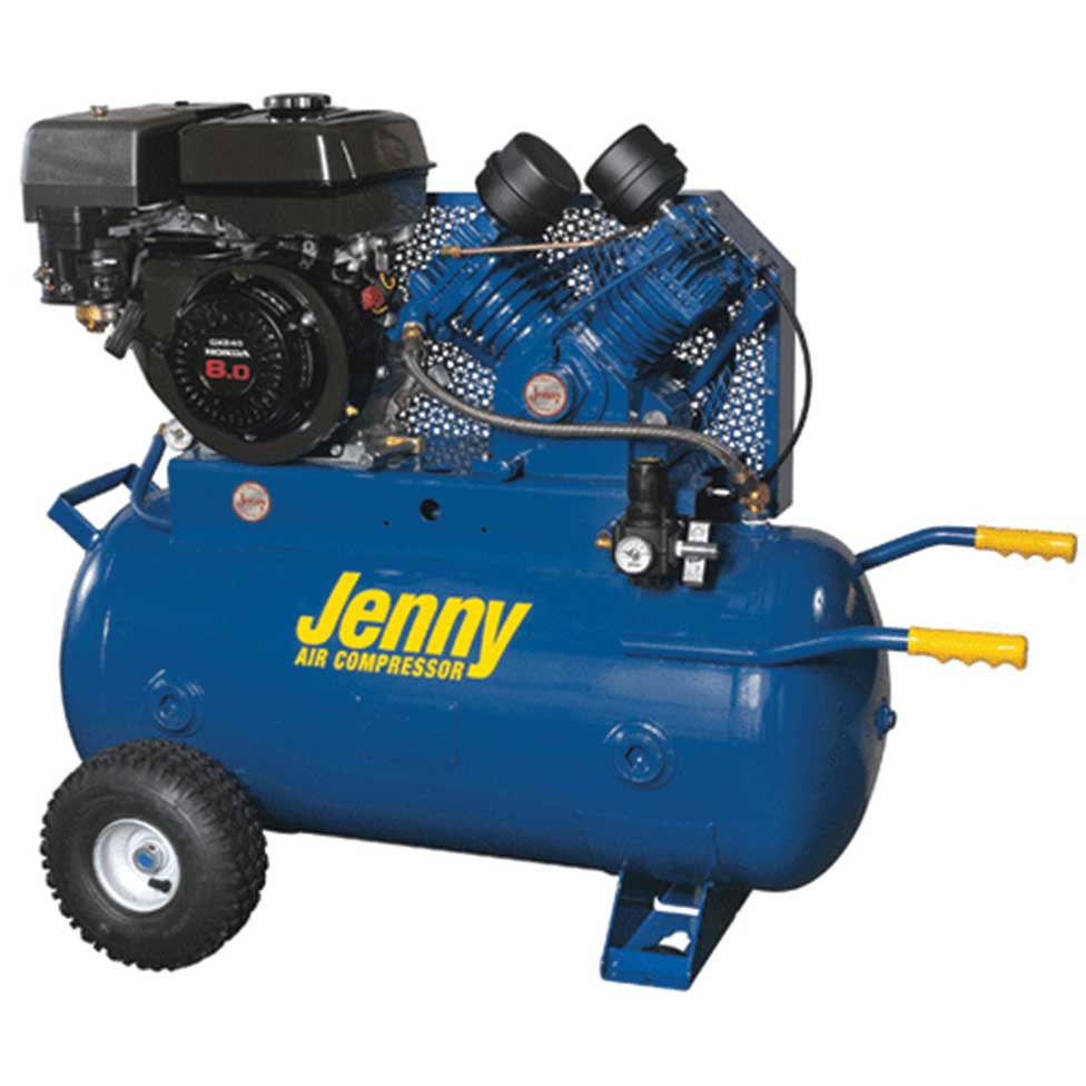 Explore Jenny U18KGB-80T: Durable 18HP 80GAL Compressor Made in the USA