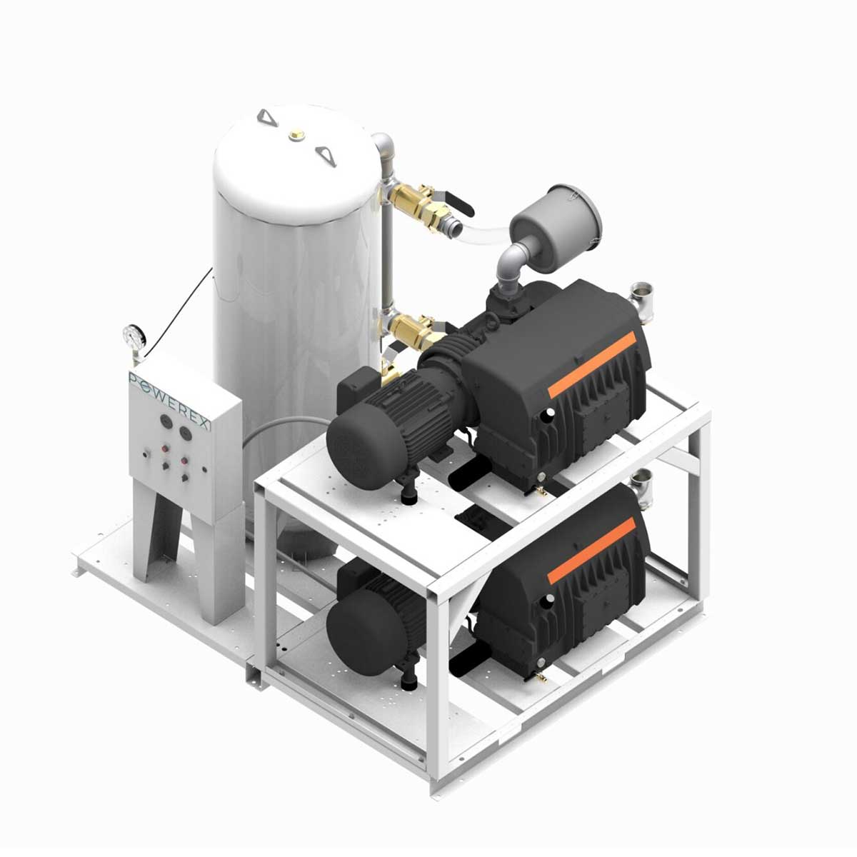 High Efficiency Powerex Industrial Open Vacuum Systems