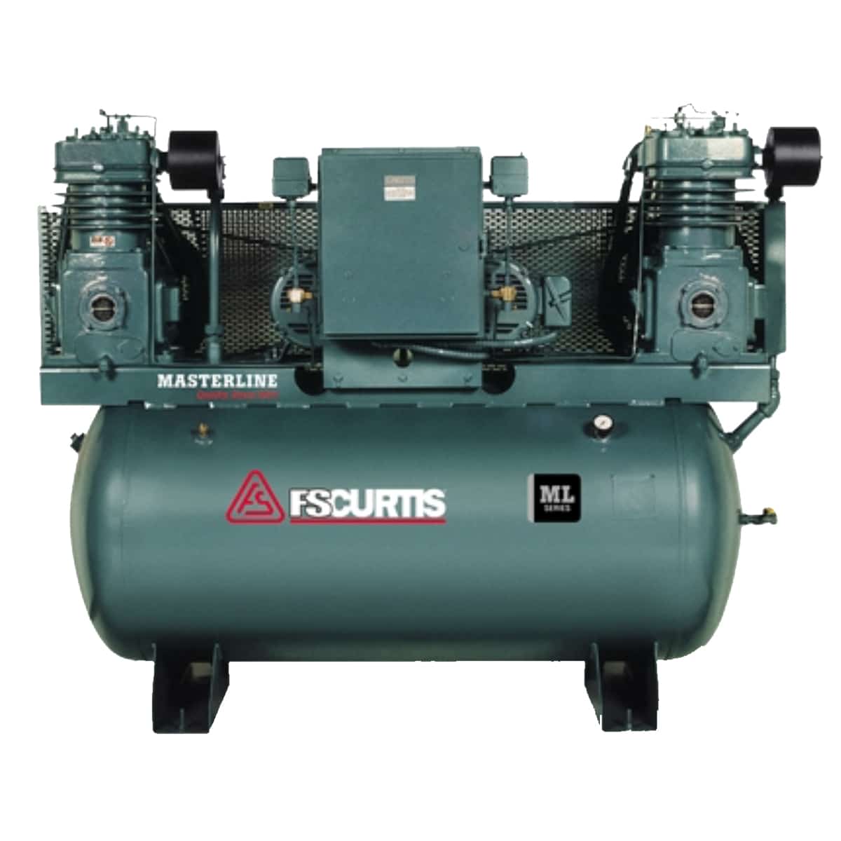 FS-Curtis ML10 10-HP 200 GAL ML Series Horizontal Duplex Pressure ...