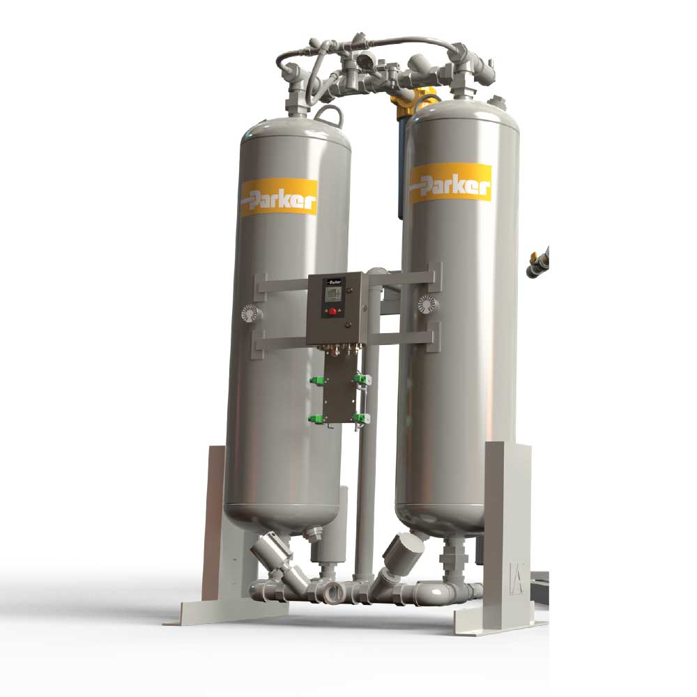 Parker 500 CFM TW Heatless Desiccant - Compressor Now