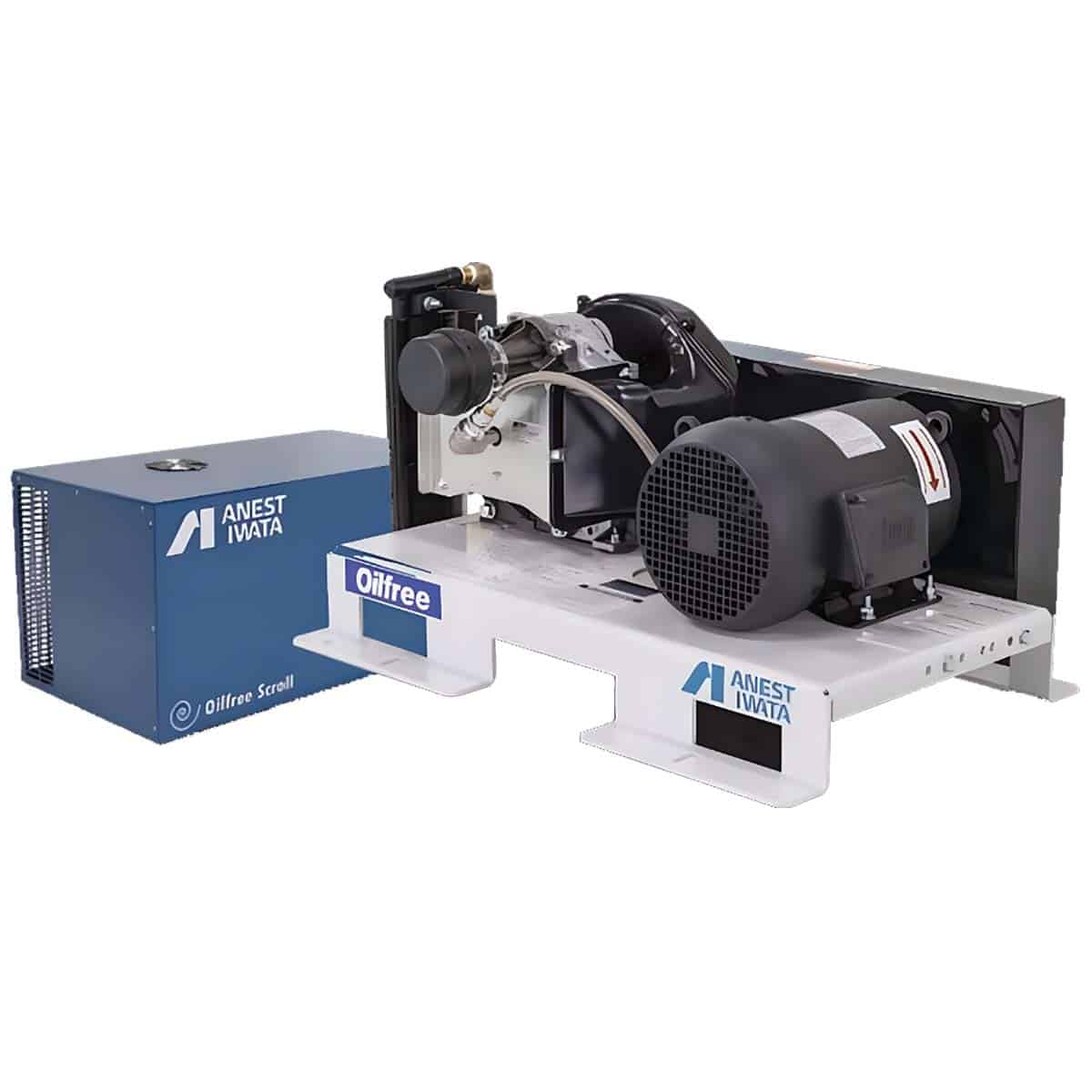 Anest Iwata SLBE-3 Base Mount Enclosure Oilless Scroll Compressor ...