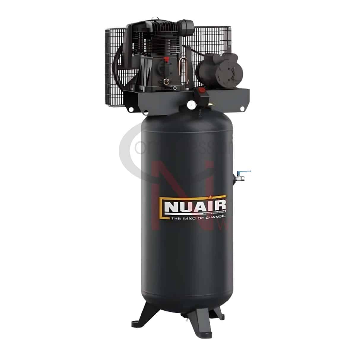 NUAIR Pro Series Piston Compressor Model B2800B-60G V 2HP 1PH
