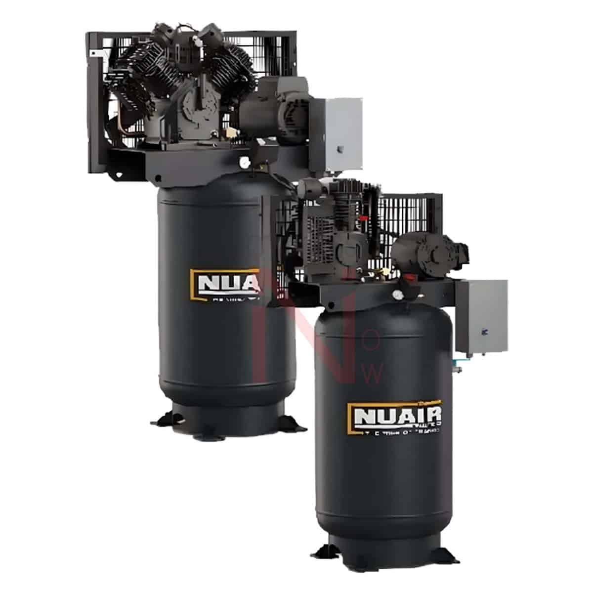 NUAIR Heavy Duty Series Piston Compressor Model K61-120G V 10HP 3PH