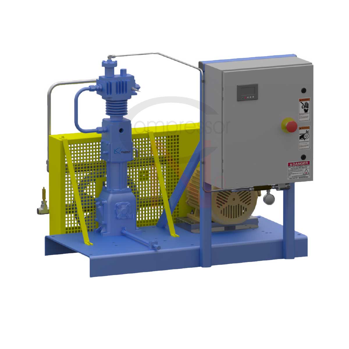 Quincy Hycomp QDS015 Air and Nitrogen Booster 5HP Oil Free - Compressor Now