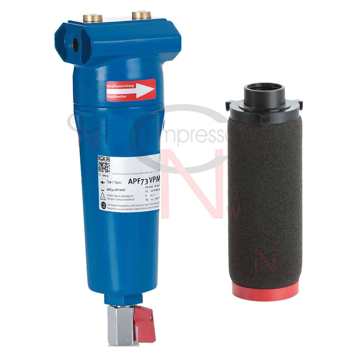 KSI EcoClean APF Vacuum Pump Exhaust Filter